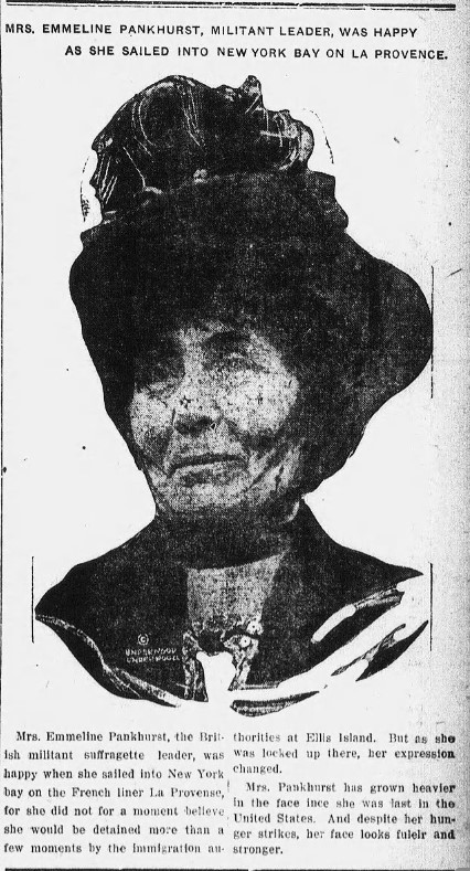 Emmeline Pankhurst’s “Freedom or Death” Speech Energizes Connecticut ...