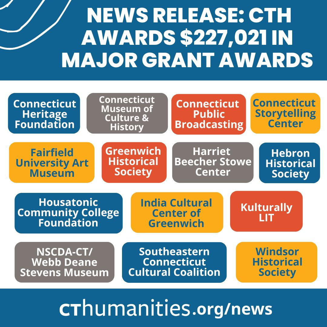 CT Humanities Awards $227,021 in Grants to 14 Organizations
